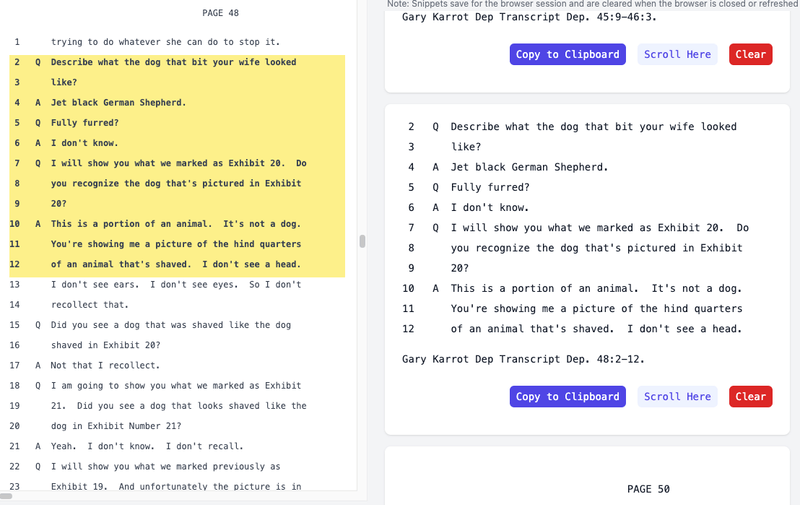 AI Deposition Transcript Software | Dodonai